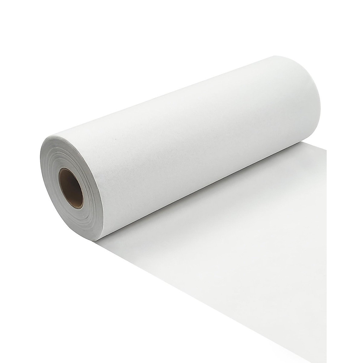 FIVEIZERO Medium Weight Iron-On Non-Woven Fusible Interfacing: 12inch" x 30yd Medium Weight Non-Woven Interfacing Iron On Polyester Single-Sided Interfacing for DIY Crafts Supplies