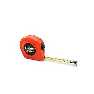 Crescent Lufkin 1/2" x 3m/10' Hi-Viz® Orange SAE/Metric Yellow Clad Power Return Tape Measure - L610CMEN