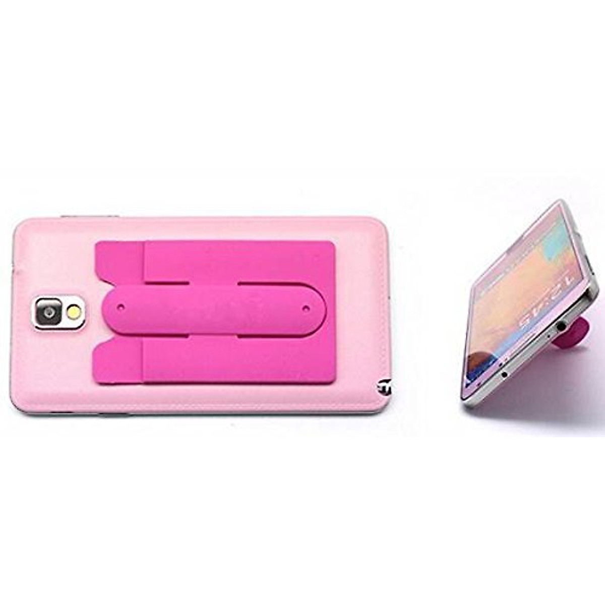 (Set of 4) 2-in-1 Kickstand Card and ID Holder for Smartphones