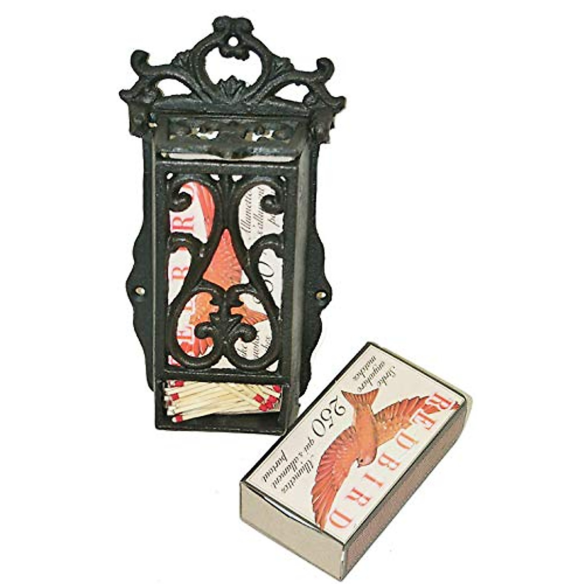 NACH Cast Iron Vintage Match Box Holder