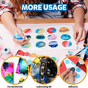 6 Pcs 2 Ounce Tip Applicator Glue Bottle with 2 Pcs Mini Funnels for Glue, Liquid, Alcohol Ink, Acrylic Painting