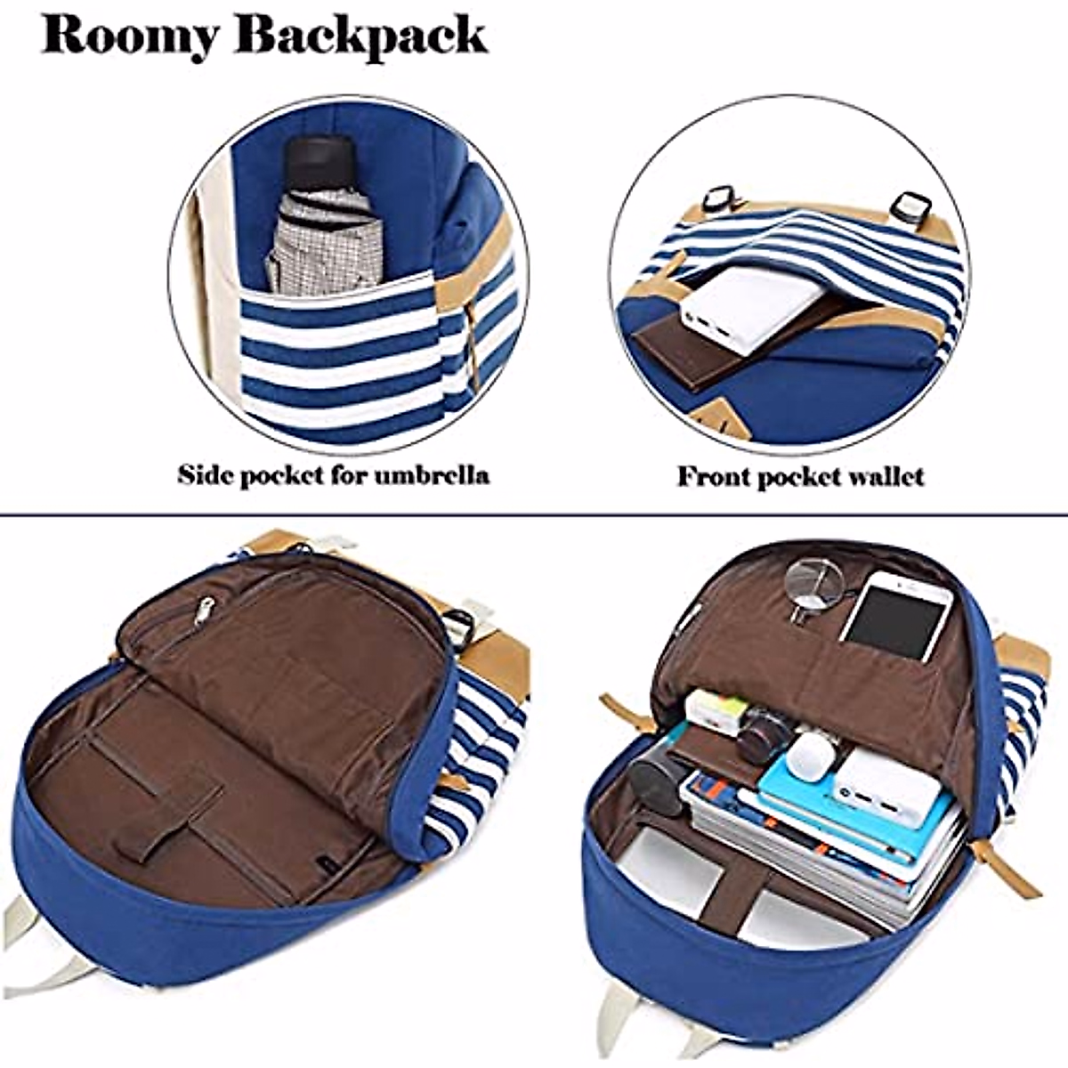 Sqodok Backpack for Teen Girls, Cute Casual Backpack with USB Charging Port, Lightweight Bookbag 15.6'' Laptop Backpack for Middle School High School, Green