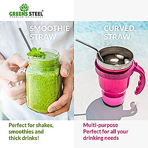 Stainless Steel Straws (Tall)