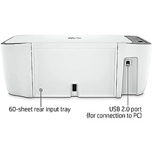 HP DeskJet 27 55e Inkjet All-in-One Color Printer I Print Copy Scan I Wireless & Mobile Printing I USB Connectivity I Up to 5.5 ppm I Up to 4800 x 1200 dpi + Printer Cable