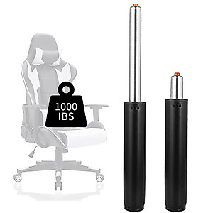 DAJAVE 2 Pack 5.5 Inch Office Chair Cylinder Replacement, Office Chair Gas Lift Cylinder, Hydraulic Pneumatic Shock Piston Heavy Duty(1000lbs) Universal Size Fits Most Executive Chairs