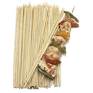 Norpro 9-Inch, 100 Count Bamboo Skewer, Brown