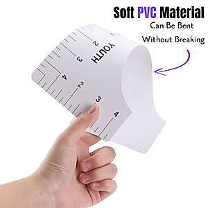 Mr. Pen- Tshirt Ruler, 4 pcs, Tshirt Alignment Tool, Shirt Ruler for Vinyl Alignment, Ruler for Children Youth Adult, Heat Press Accessories, Tshirt Ruler Guide, T Shirt Rulers to Center Designs