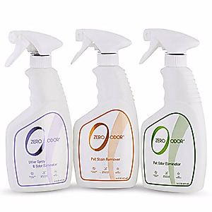 Zero Odor ZOP 1065 Multi Pet Odor Eliminator Kit White Pack of 3