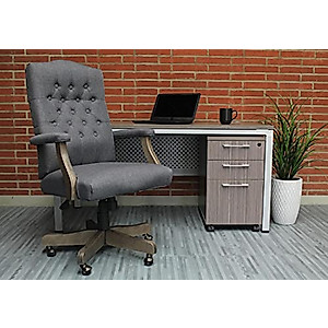 Boss Office Products Executive Commercial Swivel Chair, Slate Grey
