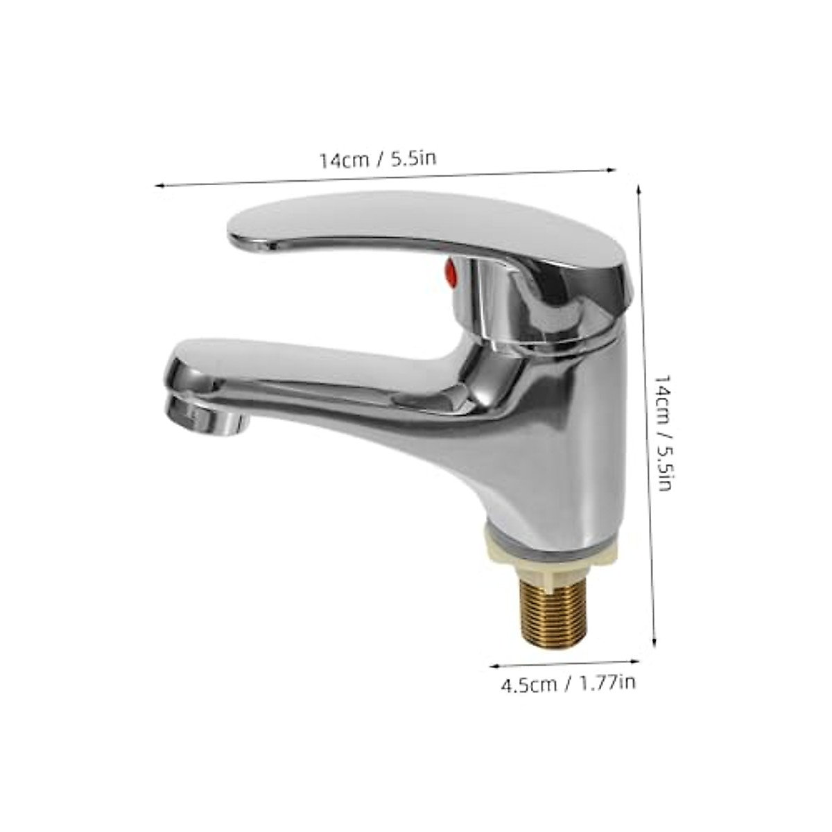 ULTECHNOVO Copper Water Tap Water Faucet Sink Basin Water Tap Faucets Bathtub Faucet Vessel Faucet Outside Bath Tub Faucet Kitchen Tap Outdoor Home Hose Faucet Bath Faucet Waterfall Faucet