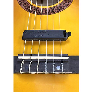 TUOREN 3Pack Guitar Mute Dampener Set with Guitar Sound Hole Cover String Muter Bridge-Side Silence Noise Reducer for 4-6 String Guitar Bass