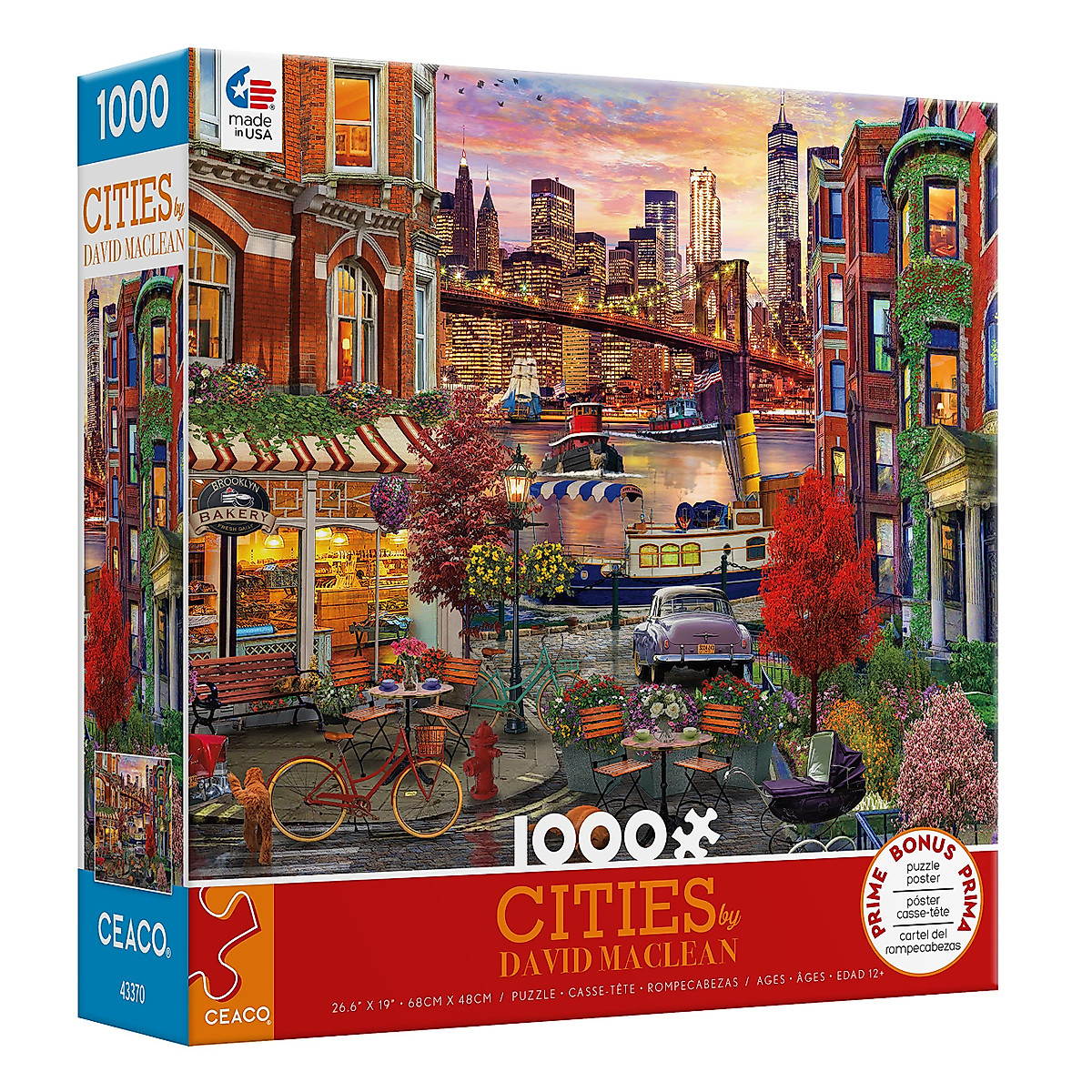 Ceaco - David Maclean - Brooklyn Bakery - 1000 Piece Jigsaw Puzzle
