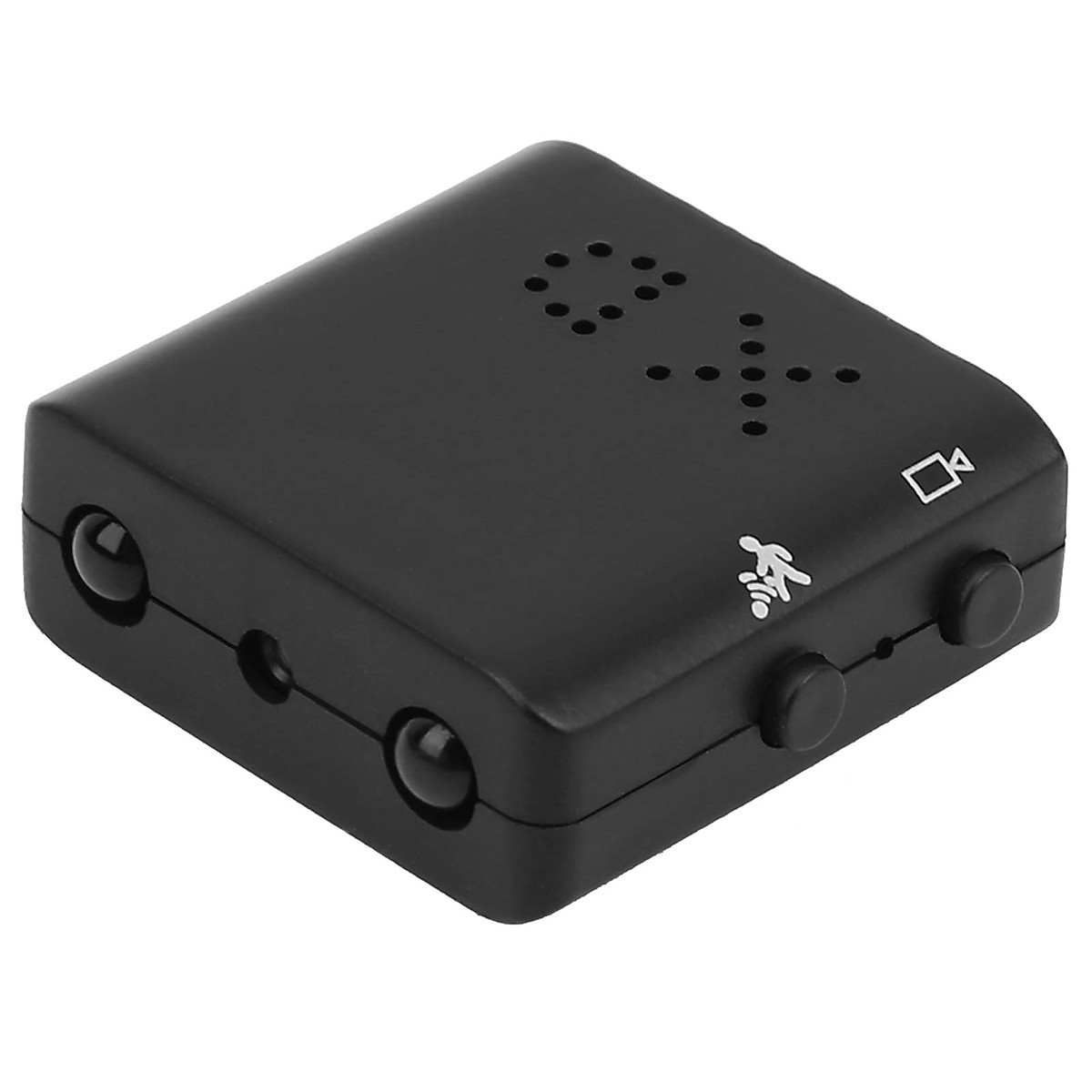 Salaty Motion Detection Camera, Plug and Play Motion Detection Recording 1080P Mini Security Camera, 3x2.8x1.1cm for Office Home