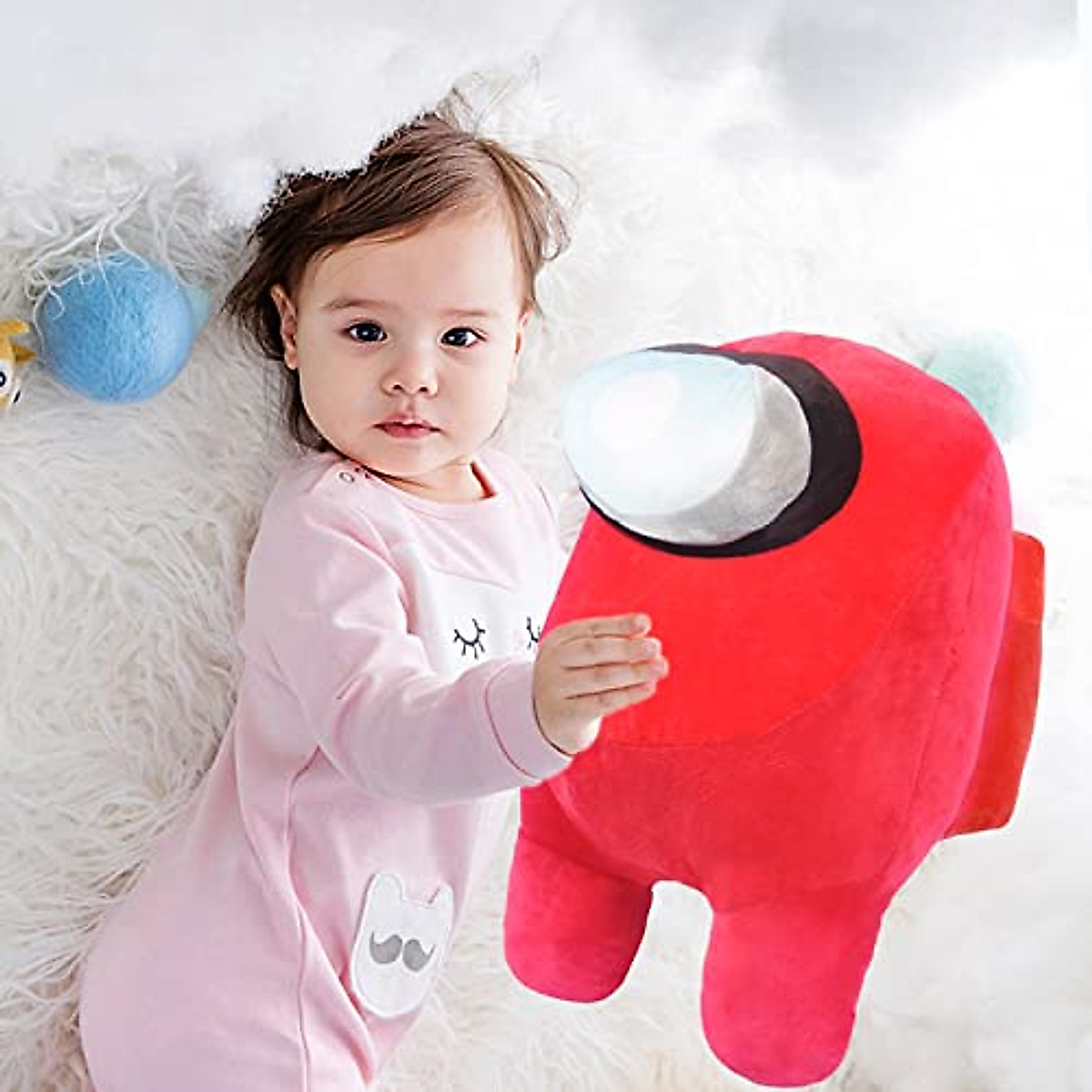 BAOERHUI Among Plush Toys 12Inch Cute Plushies Us Stuffed Animal Toys with Bulging Eyes Wonderful Gifts for Game Fans or Children