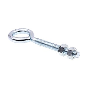 Prime-Line 9066630 Eye Bolts With Nuts, 5/16 In.-18 X 4 In., Zinc Plated Steel (20 Pack)