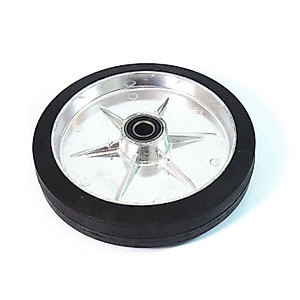 (1 Pc) Troy Safety WAW8 8" x 1 5/8" Aluminum Flat Free Wheel for Hand Trucks