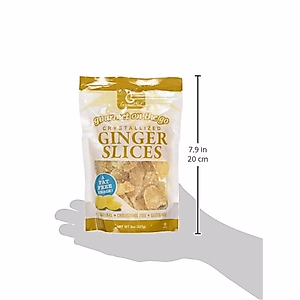 GourmetNut Gourmet on the Go Crystallized Ginger Slices (2 Pack)