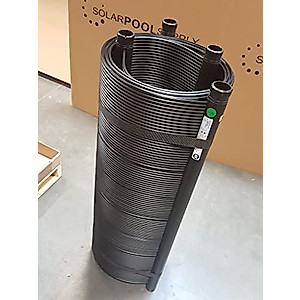 SolarPoolSupply High-Performance Solar Pool Heater Panel Replacement - 15-20 Year Life Expectancy - Extreme Durability + Easy Install + High-Heat Performance (4' X 8' / 1.5" I.D. Header)