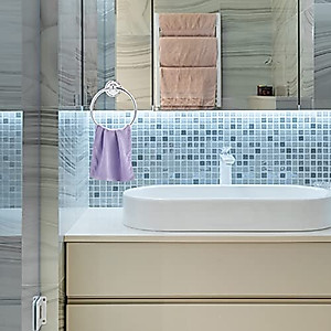 DIKACA Mounted Storage Mount Hangers Contemporary Wall-Mounted Toilet Stainless Hand Rack Holder Practical Accessories Stand Towels Hardware Farmhouse Decorative Organizer Ring