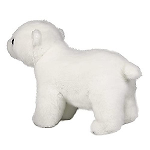 Ice King Bear Lifelike Baby Polar Bear Stuffed Animal - Plush Toy - 9 Inches Length