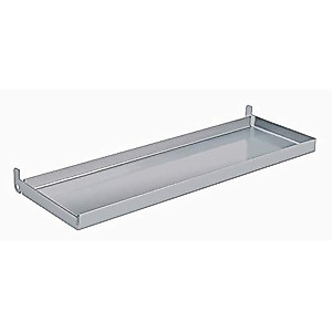 AllSpace 450036-08 Metal Tray 4" X 12"/Wall/Mount/Storage/Garage/PegBoard/Accs-450036-08