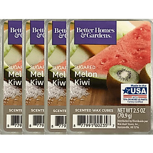 Better Homes and Gardens Sugared Melon Kiwi Scented Wax Cubes - 4-Pack