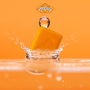 ASANTEE PAPAYA & HONEY Soap Bars with Vitamin C,E and Q10 Skin Cleansing 4.40 Oz (Pack of 3)