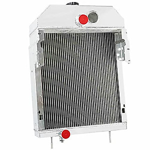 OzCoolingParts 361704R93-4 Row Core All Aluminum Tractor Radiator for Case International Farmall 300 & 350