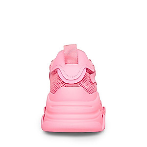Steve Madden Women's Possession Sneaker, Hot Pink, 6