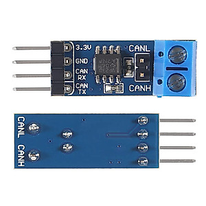 2PCS SN65HVD230 CAN Board, SN65HVD230 CAN Board Connecting MCUs to CAN Network Features ESD Protection Communication Evaluation Development Board 3.3V Compatible with Arduino Controller Board