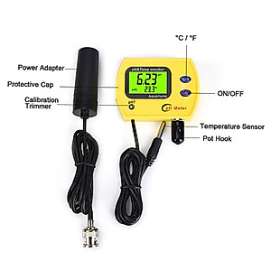 [Multi-functional Water Quality Meter] Portable High 22 UK Analyzer Monitor for pH Water Hardness & Quality Testing - Digital Water Tester & Hardness Meter for Accurate Results / /