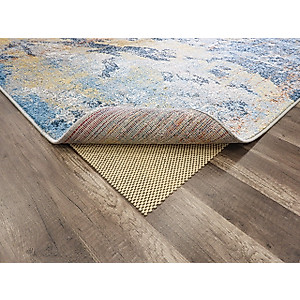 CosmoLiving Manhattan Collection Area Rug, 8' x 10', Gray Glitter