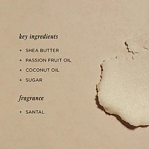 + Lux Unfiltered N°28 Exfoliating Body Polish in Santal, Hydrating and Moisurizing Sugar Scrub, Gluten Free, Vegan + Cruelty Free Exfoliating Soap