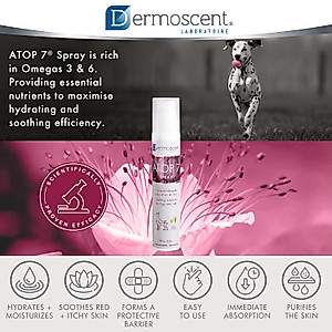 Dermoscent ATOP 7 Spray for Dogs and Cats - Soothing Skincare for Itchy Skin Relief & Irritated Allergy-Prone Skin - 75 ml