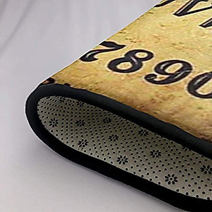Dangerous Magical Game Ouija Board Pattern Area Rug, Bedroom Living Room Kitchen Rug, Doormat Floor Mat Standing Mat, Children Play Rug Carpet Bathroom Rug Mat, Throw Rugs Carpet Yoga Mat