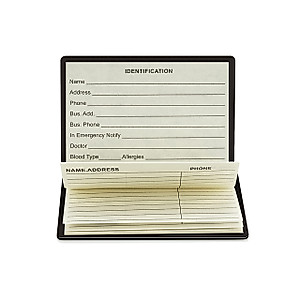 AppleTofu Magnetic Address Book - Tiny Address Book - Magnetic Phone Number Book - Pocket Address Book - Wallet Size Address Book, 21 Pages, 9 Lines - Keep Contact Info Handy All Time, Set of 2