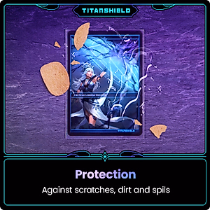 TitanShield [3-Pack 450 Sleeves Bundle Premium Clear Card Sleeves Compatible with Standard Sized Board Games, MTG Magic The Gathering, Pokemon, Lorcana and Trading Cards 2.5" x 3.5" 66x91mm