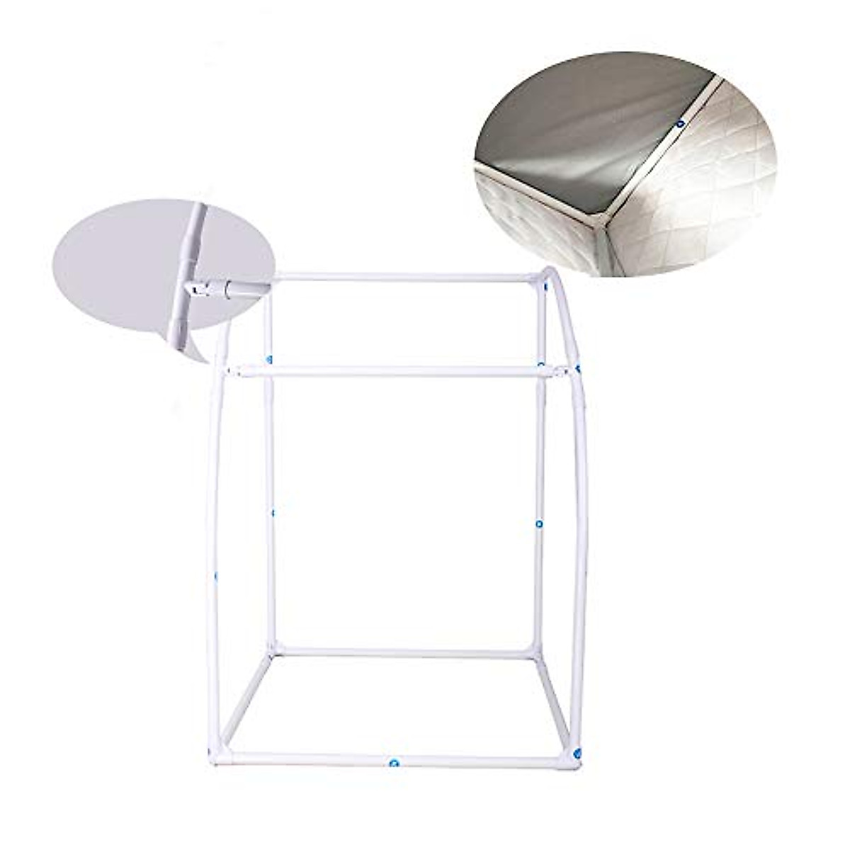 Smartmak Portable Steam Sauna, at Home Full Body One Person Spa Tent, 2L Steamer with Remote Control, eco-Friendly Indoor Weight Loss Detox Therapy, Herbal Box Included(US Plug)- Blue