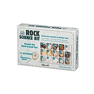 STEM Toy Rock Science Kit Geology Mineral Specimen For Kid Geologists
