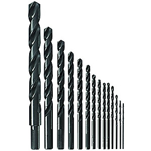BOSCH BL14 14-Piece Black Oxide Metal Drill Bit Set