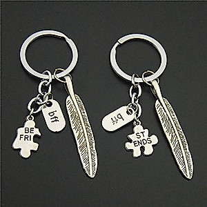 Flat Key Rings 10 Pieces 1 inches Flat Key Rings Metal Keychain Rings Split Keyrings Flat O Ring for Home Car Office Keys Attachment(Silver)
