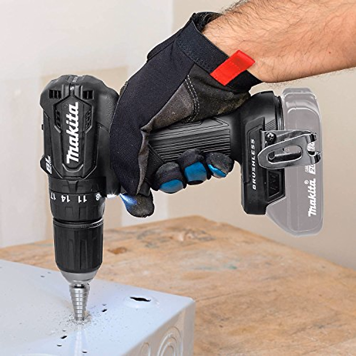 Makita XPH11ZB 18V LXT Lithium-Ion Sub-Compact Brushless Cordless 1/2" Hammer Driver-Drill, Tool Only