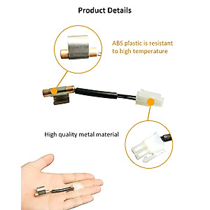 W10383615 Refrigerator Thermistor With Clip Fits for Whirlpool Refrigerator Replaces WPW10383615VP 2118226 PS11753994 AP6020675 2Pack