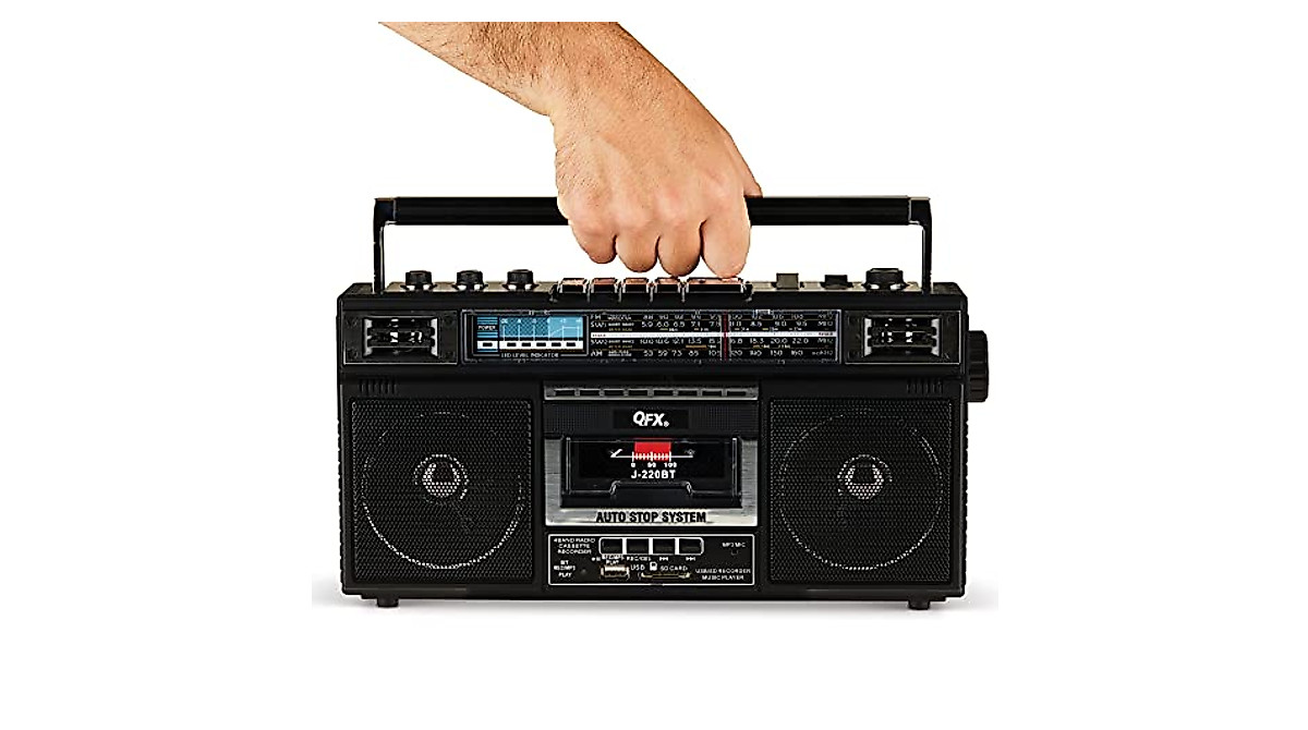 QFX J-220BT Boombox: Bluetooth & MP3 Features
