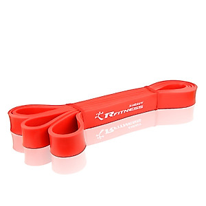 Furinno RFitness Professional 41-Inch Long Loop Stretch Latex Exercise Band, X-Heavy (Red)