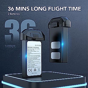 TOMZON P5G Drones with Camera for Adults 4K, FPV GPS Camera Drone 5G WiFi Transmission for Beginner, Auto Return Home, Follow Me, Custom Flight Path, Under 249g, 36 Mins Long Flight with Carrying Bag