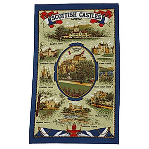 Glen Appin 100% Cotton Tea/Dish Towel - Scottish Castles