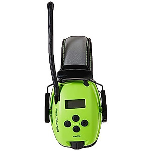 Howard Leight by Honeywell Sync Hi-Visibility Digital AM/FM Radio Earmuff (1030390),Bright Yellow/Green, Unisex
