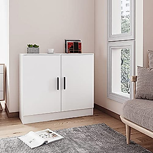 WAHEY Storage Cabinet, Wooden Sideboard Buffet Cabinet with Doors, AFSC005