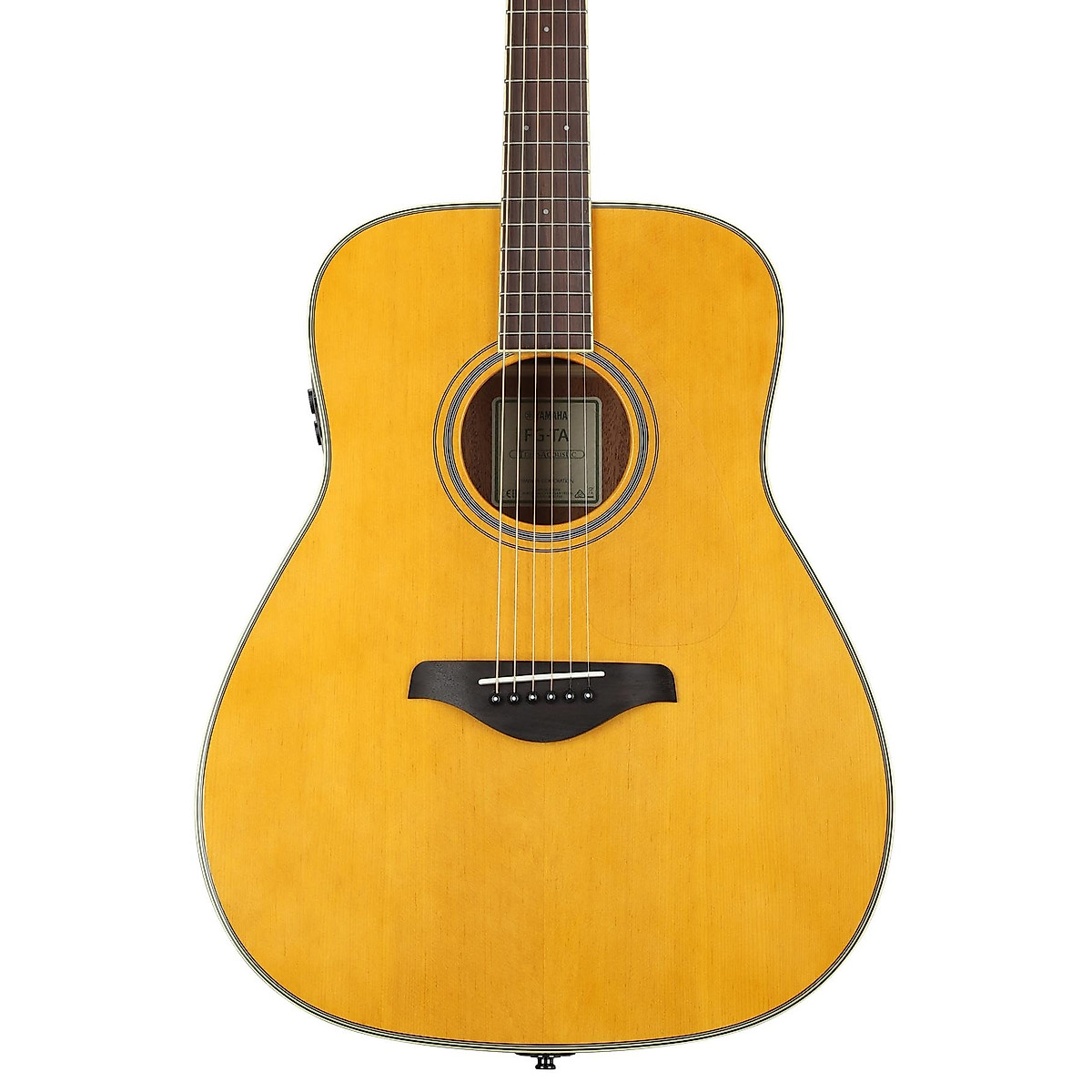 Yamaha FG-TA Transacoustic Guitar w/ Chorus and Reverb, Vintage Tint